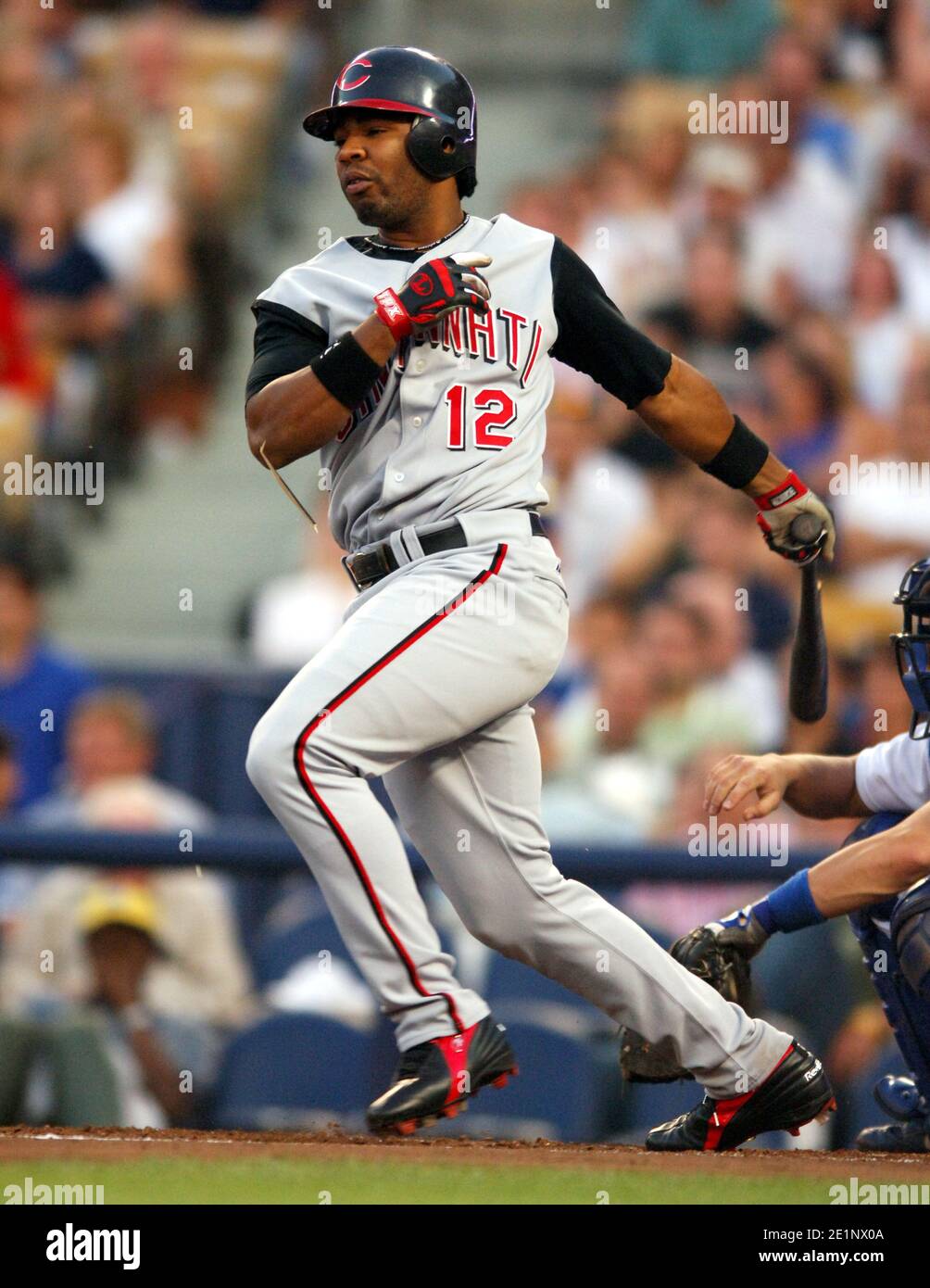 Edwin Encarnacion of the Cincinnati Reds bats during 7-6 victory over ...