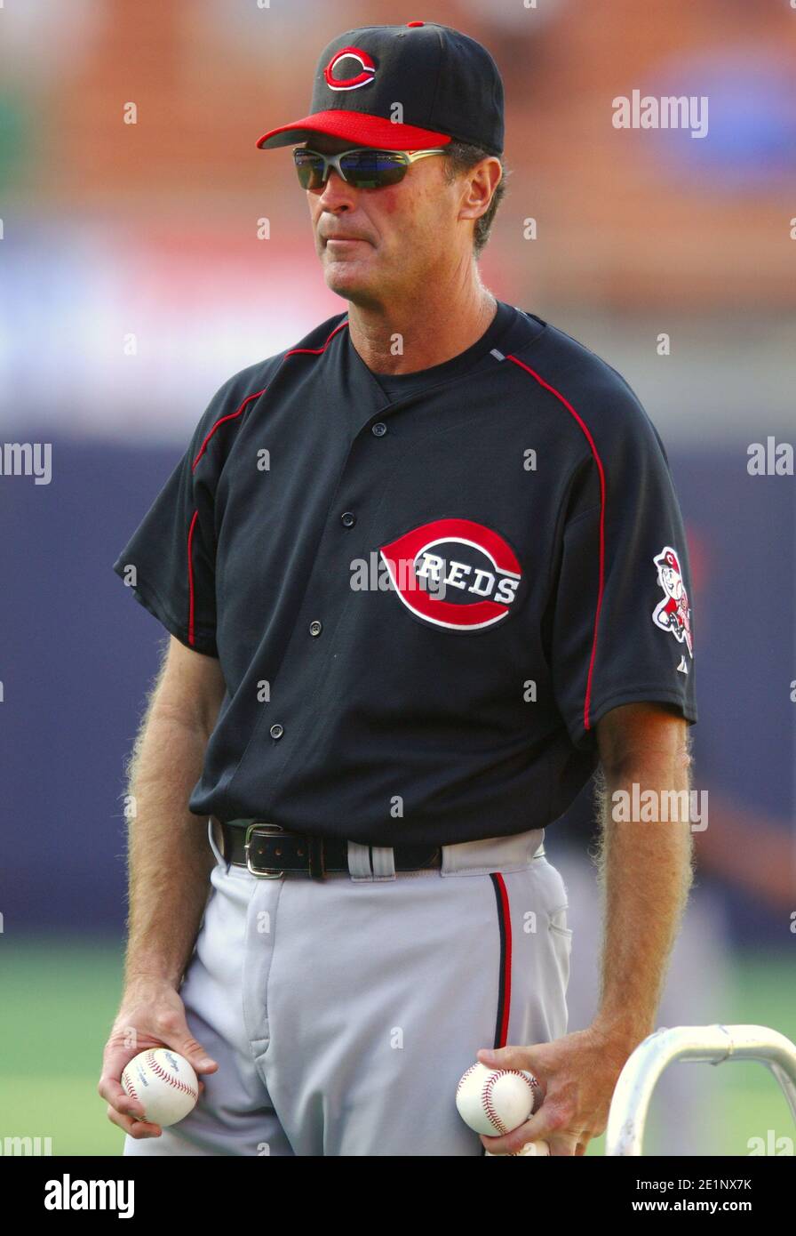 Cinncinnati Reds manager Jerry Narron during batting practice before ...