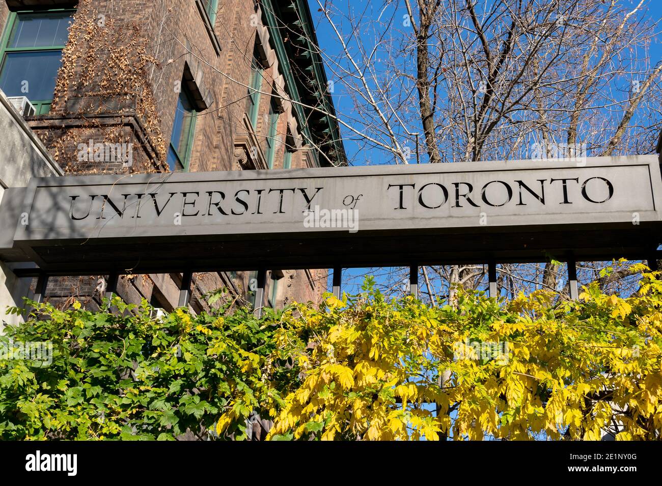 Toronto, Canada - November 9, 2020: Coca-Cola sign is seen on the Coca ...