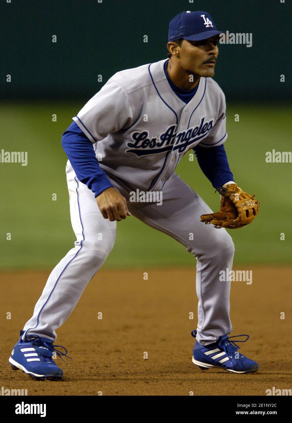 Los Angeles Dodgers third baseman Jose Valentin during 8-3 loss to the ...