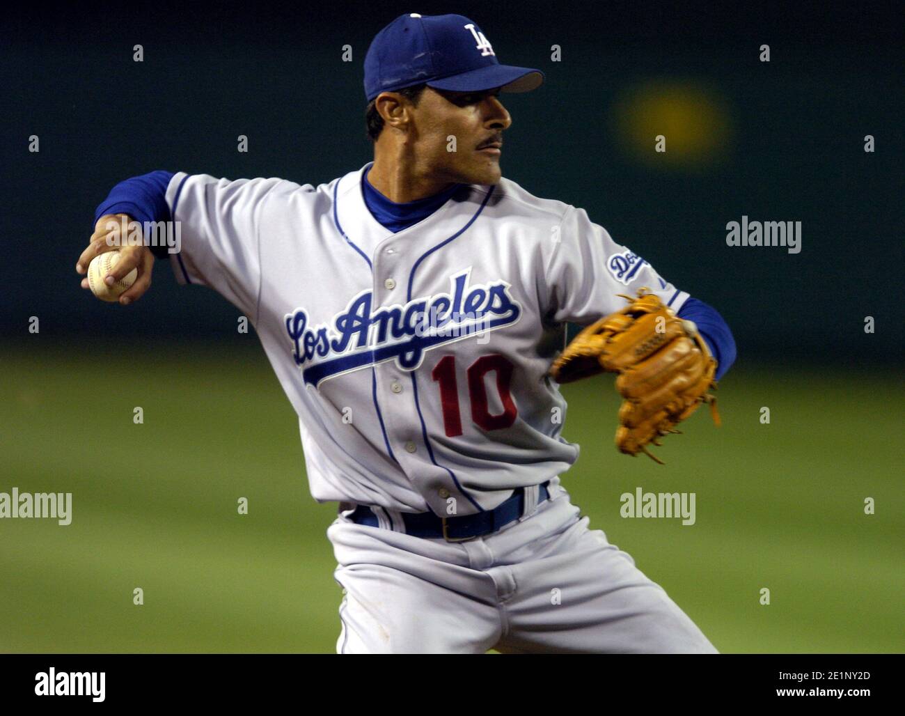 Los Angeles Dodgers third baseman Jose Valentin during 8-3 loss to the ...