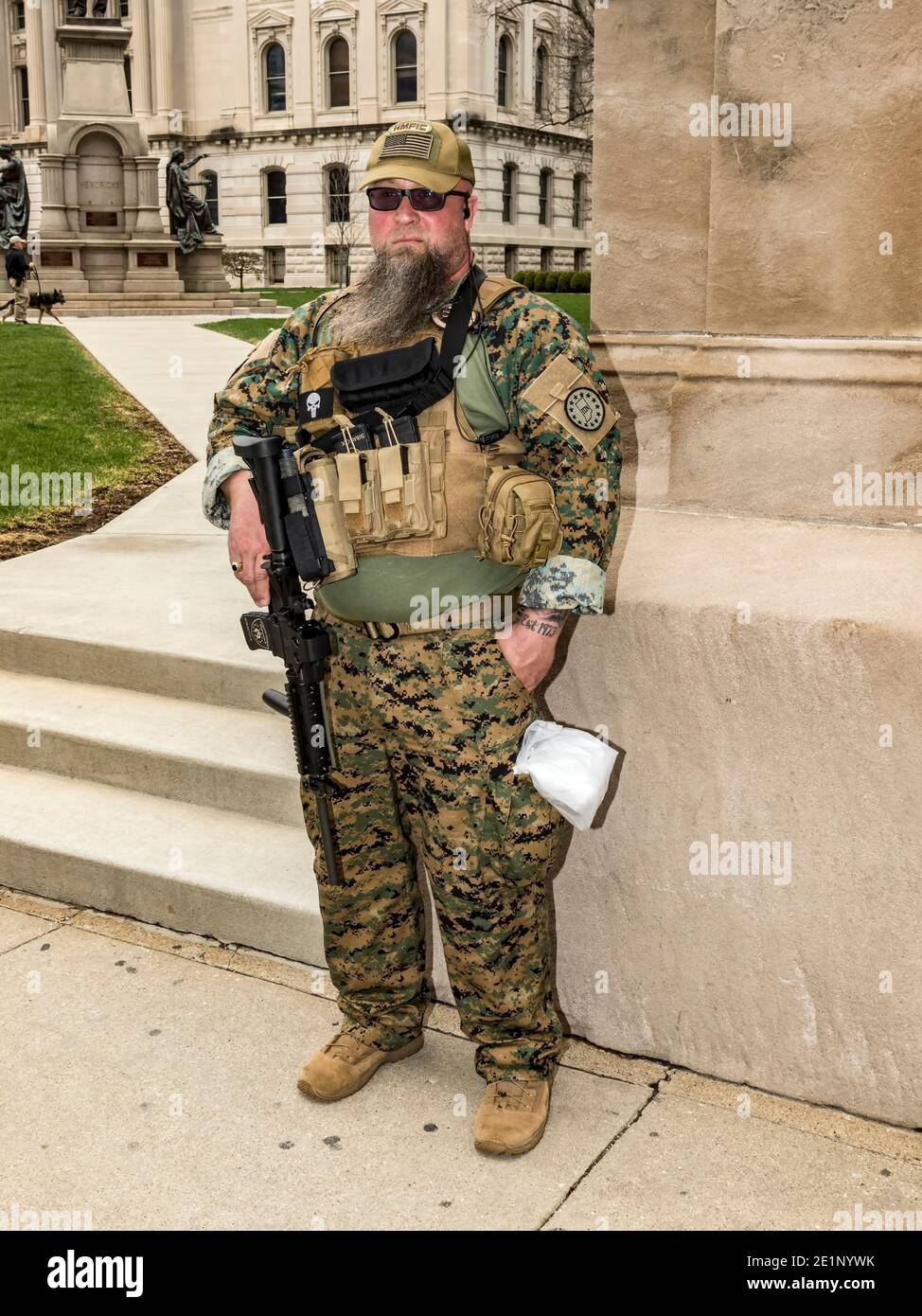 Second amendment protest hi-res stock photography and images - Alamy
