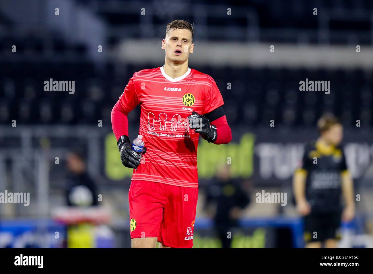 LEEUWARDEN, NETHERLANDS - JANUARY 8: L-R: goalkeeper Jan Hoekstra of ...