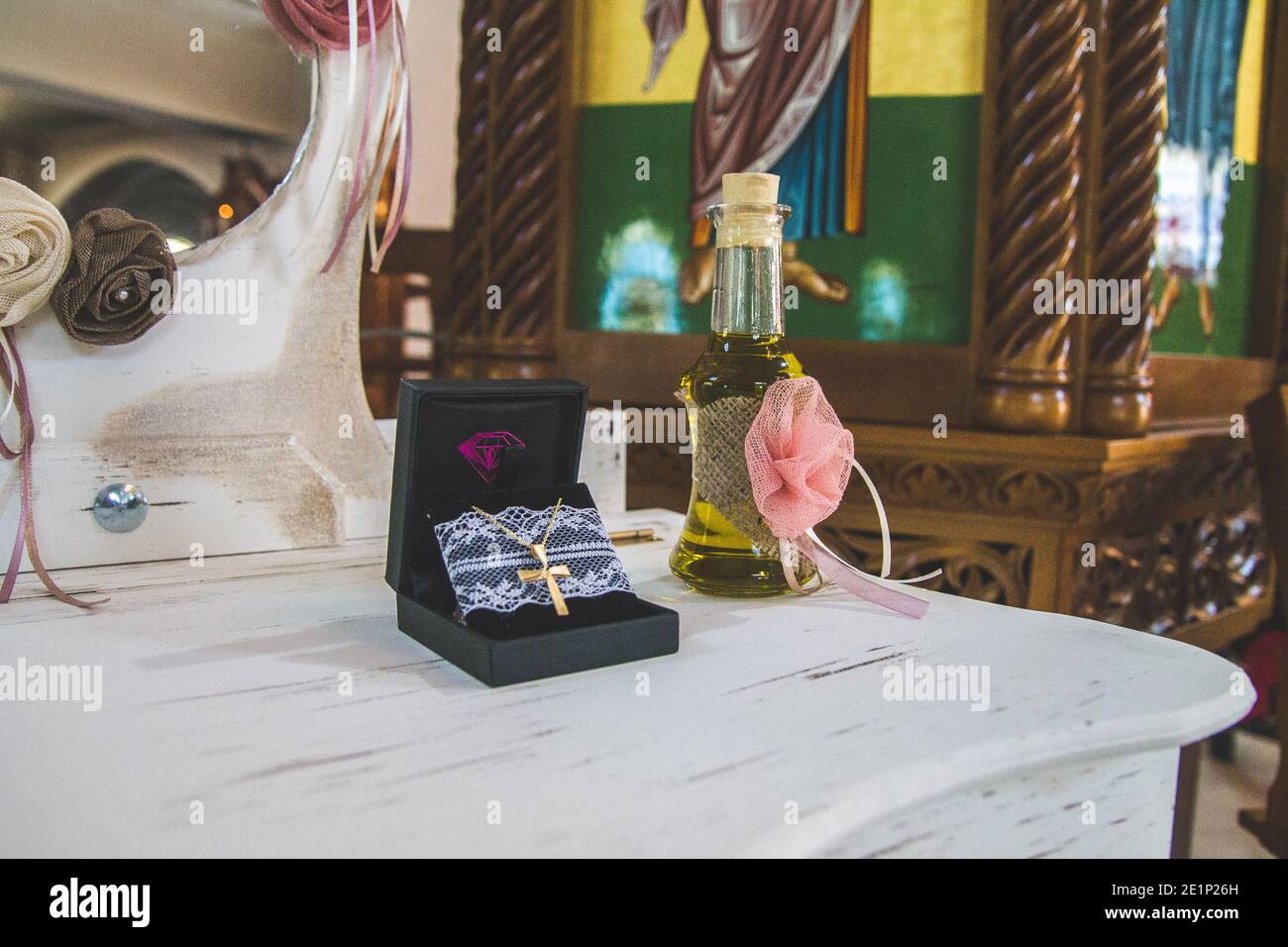 Religion objects inside christian orthodox temples!! Stock Photo - Alamy