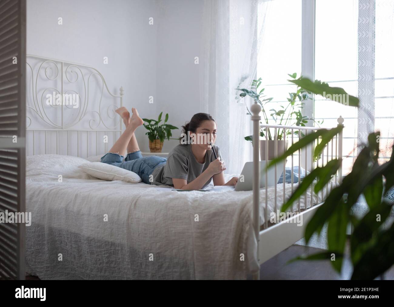 Student laptop education concentrate hi-res stock photography and ...