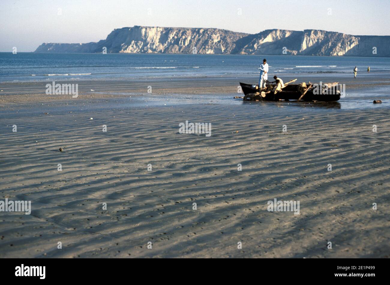 The Makran Coast of Pakistan, scene at Gwadar taken 1981 Stock Photo ...