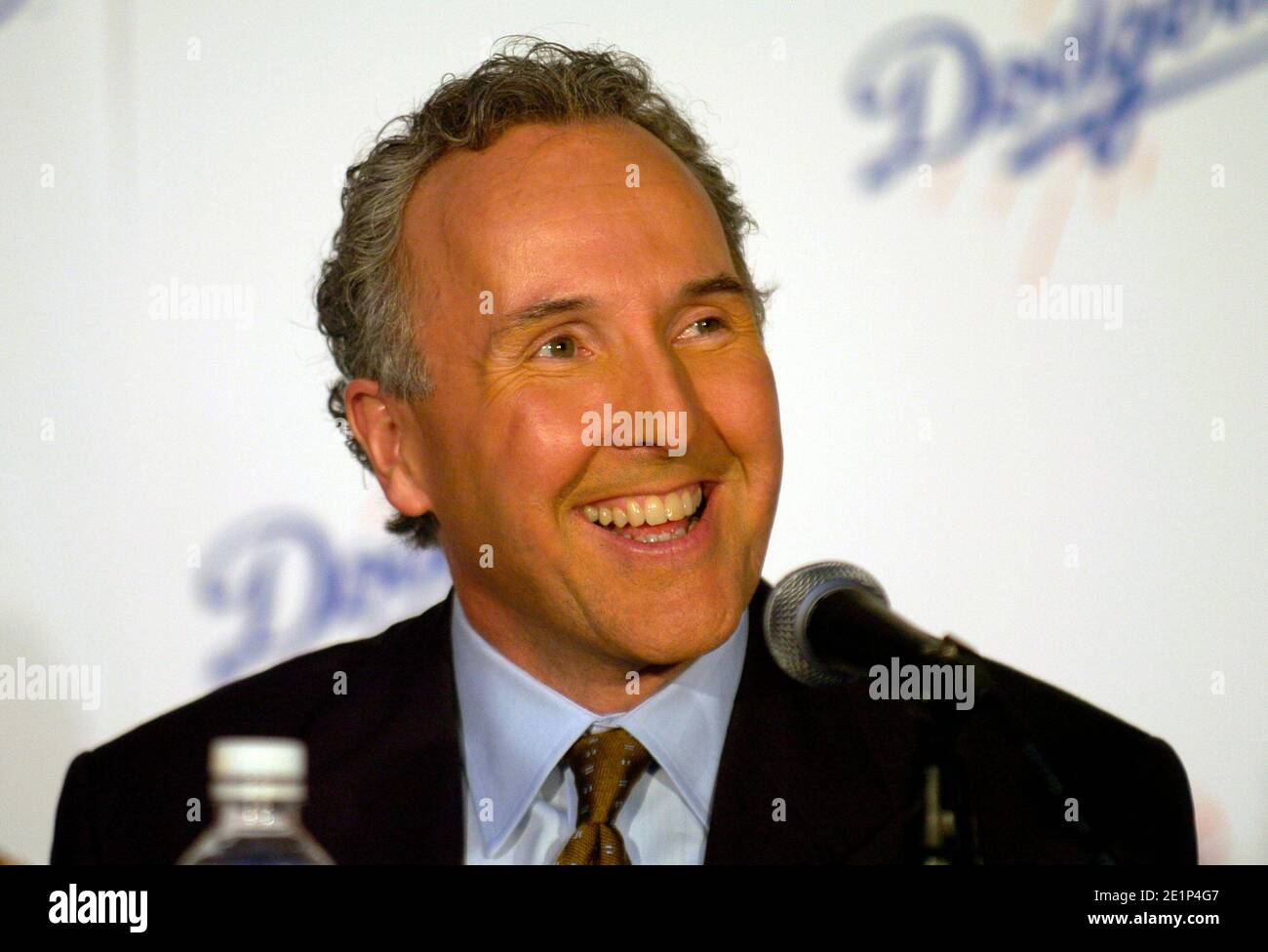 Los Angeles, United States. 29th Jan, 2004. Frank McCourt speaks during ...