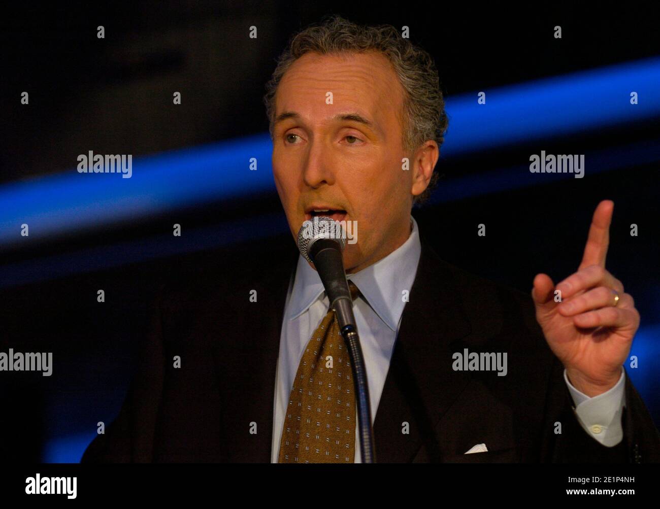 Los Angeles, United States. 29th Jan, 2004. Frank McCourt speaks during ...
