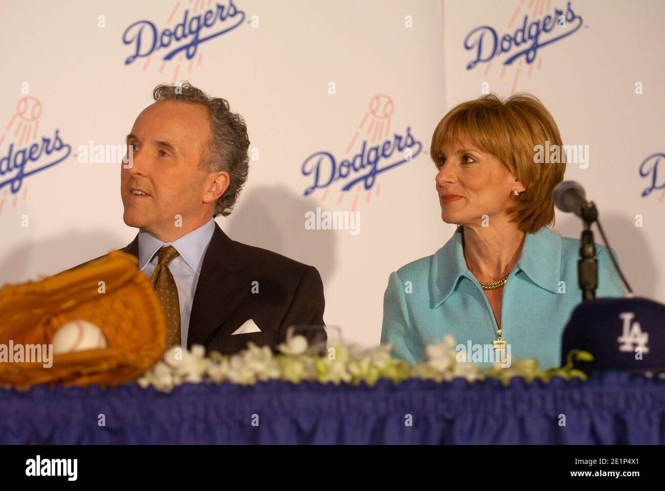 Los Angeles, United States. 29th Jan, 2004. Frank McCourt and wife ...
