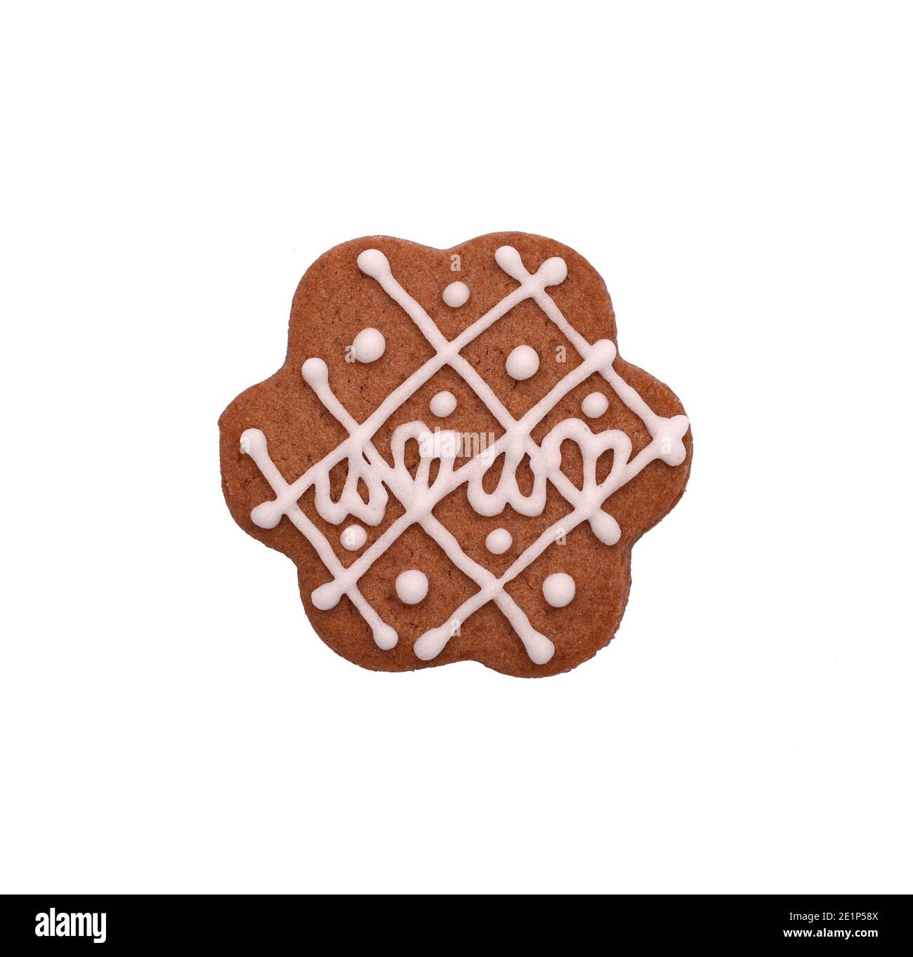christmas gingerbread isolated on white background Stock Photo - Alamy