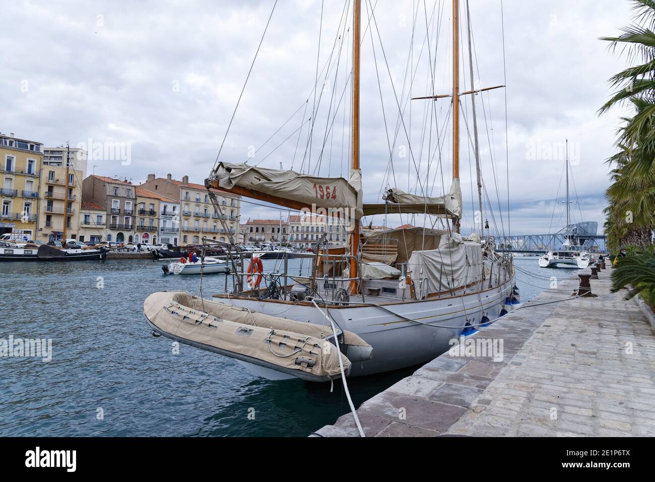 Sete, France. 19th, Oct,2020. Views of the city of Sete with its ...