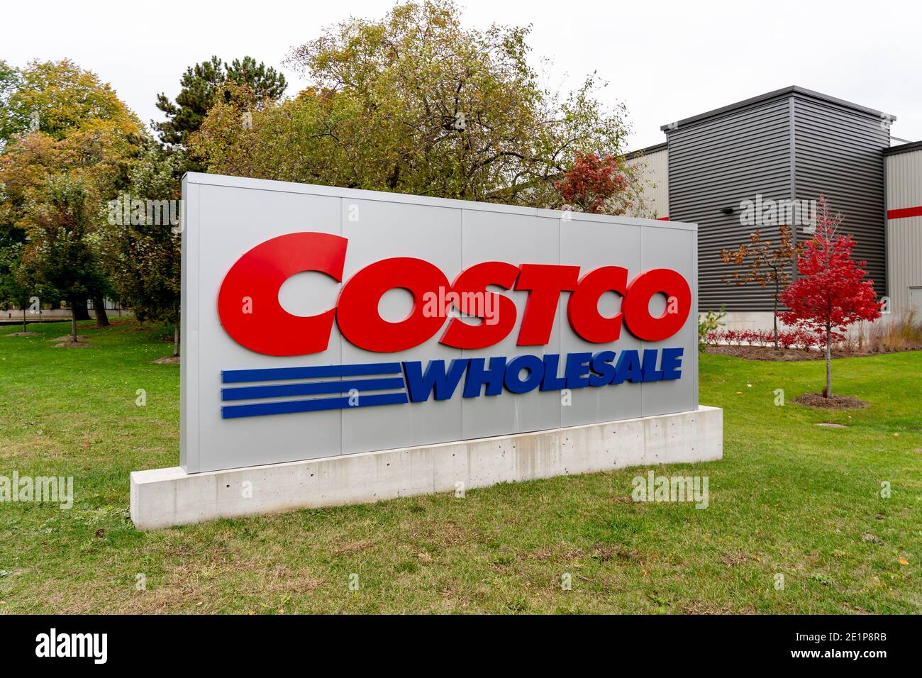 Costco store sign in Toornto Stock Photo - Alamy
