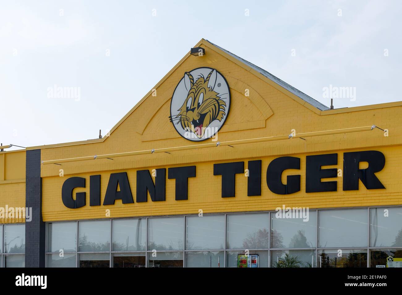 A Giant Tiger Stores sign is seen in Ajax, On, Canada Stock Photo - Alamy