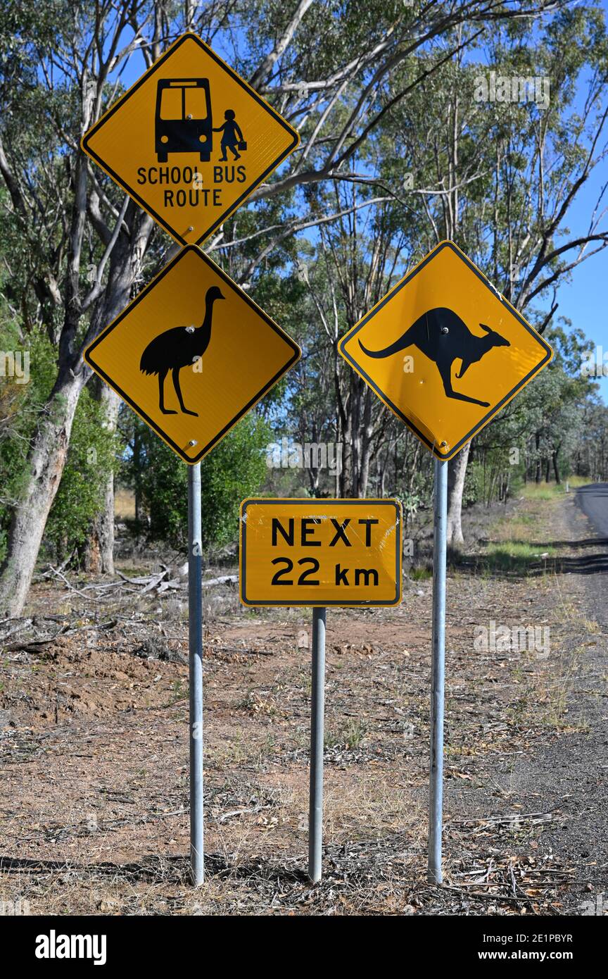 Australian Road Signs High Resolution Stock Photography and Images - Alamy