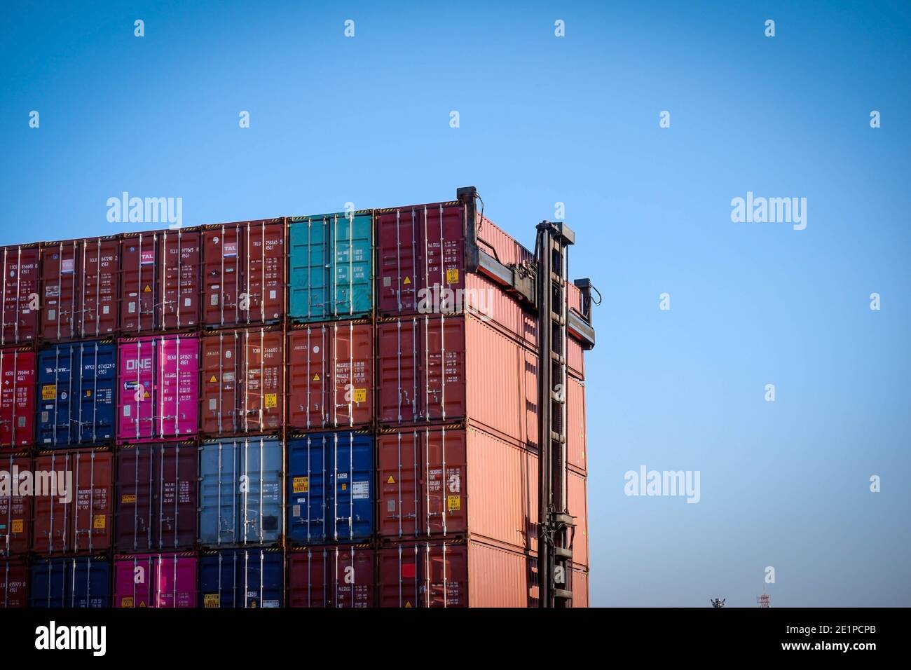 Perspectives of the container trade industry Stock Photo - Alamy