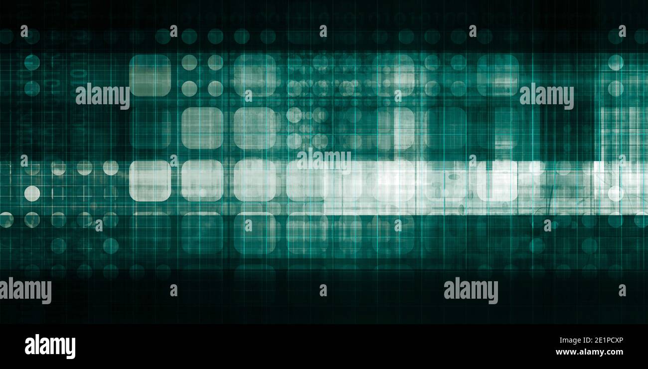 Internet Concept with Multiple Data Channels Art Stock Photo - Alamy
