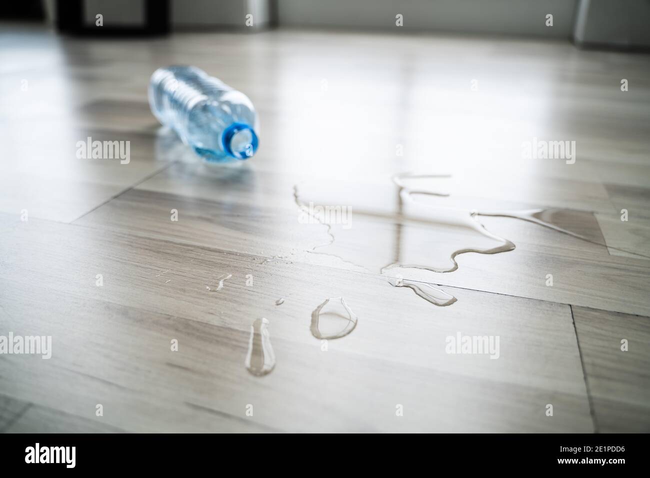 Water On House Floor Surface. Laminate Damage Stock Photo - Alamy