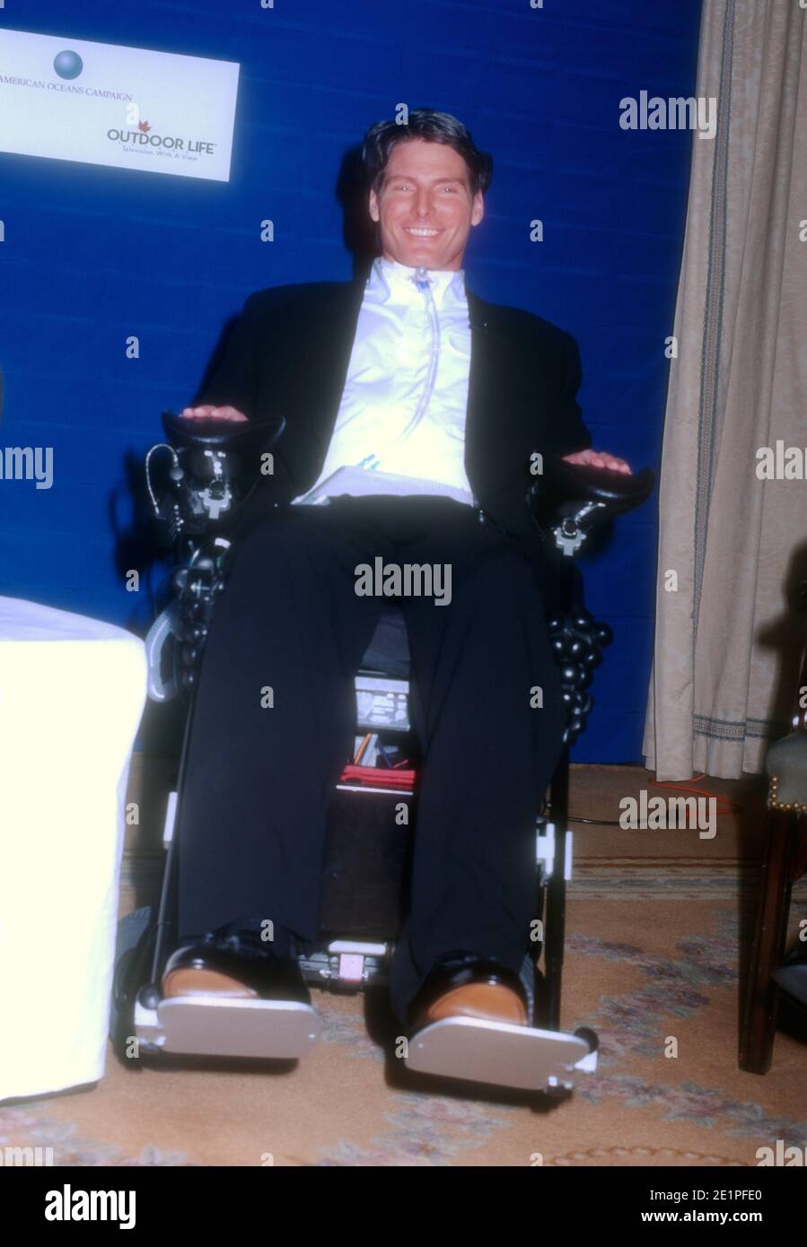Beverly Hills, California, USA 30th April 1996 Actor Christopher Reeve ...