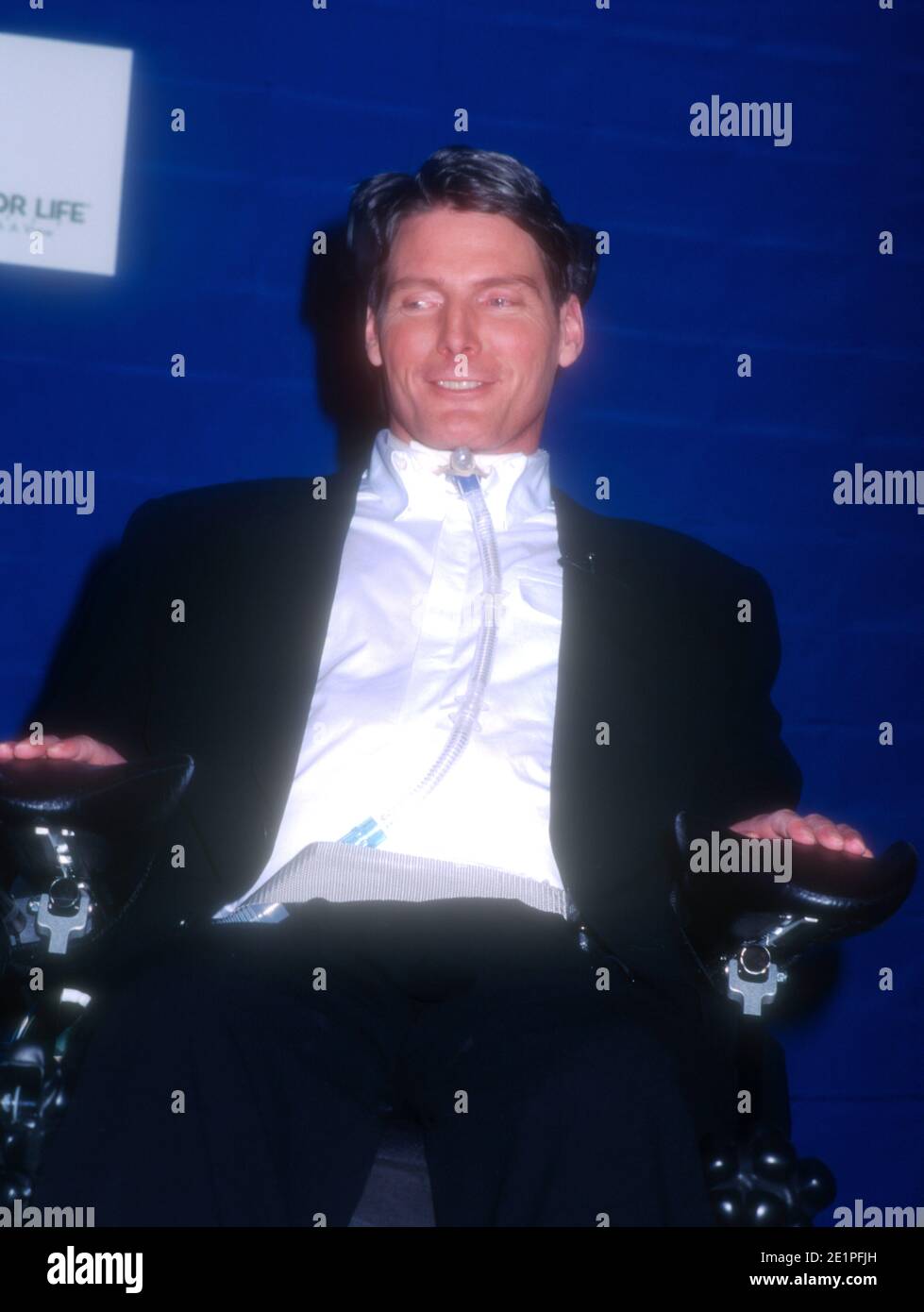 Beverly Hills, California, USA 30th April 1996 Actor Christopher Reeve ...