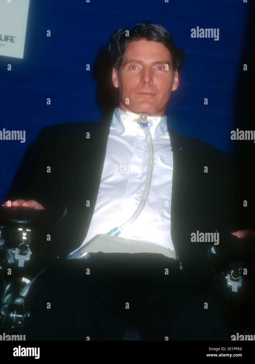 Beverly Hills, California, USA 30th April 1996 Actor Christopher Reeve ...