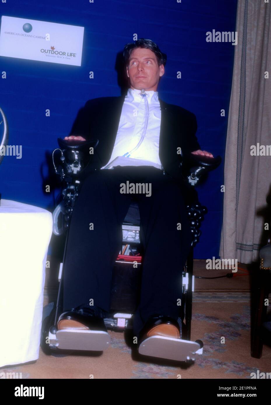 Beverly Hills, California, USA 30th April 1996 Actor Christopher Reeve ...