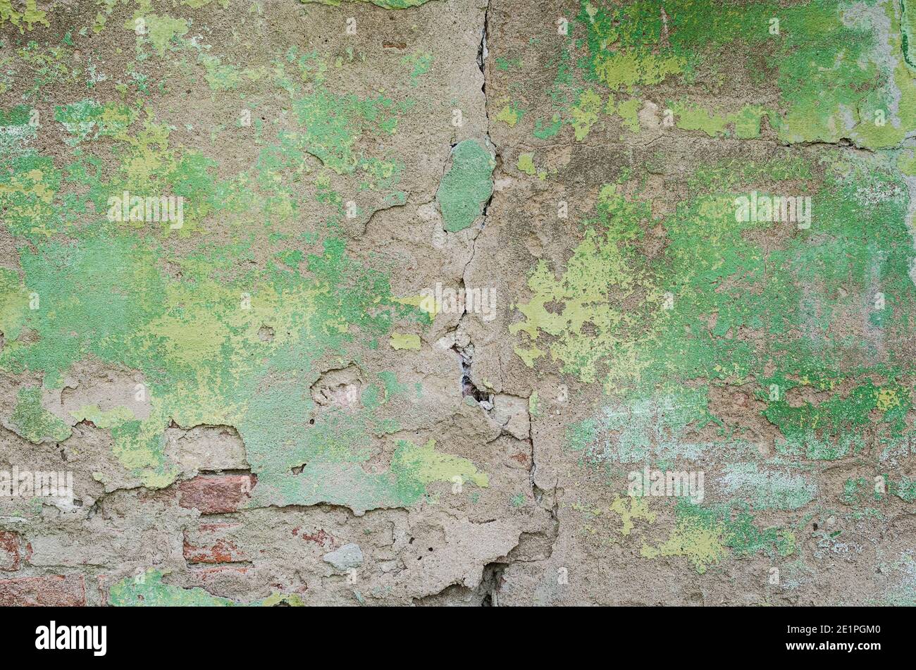 Empty old wall texture. Painted distressed wall surface. Grungy wide ...