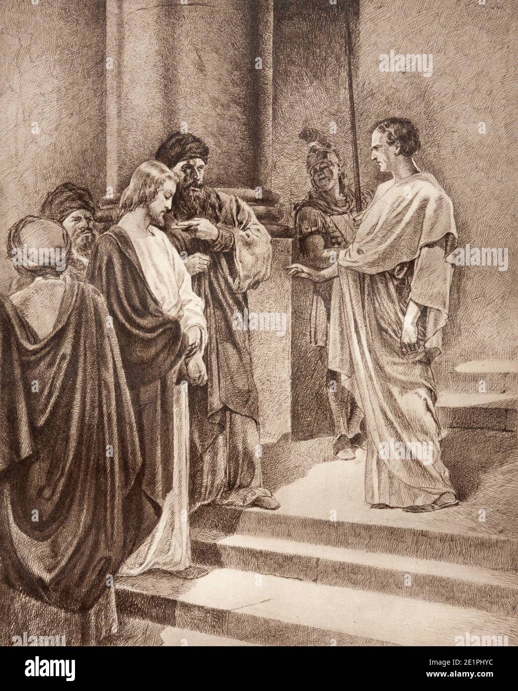 Jesus before pilate hi-res stock photography and images - Alamy