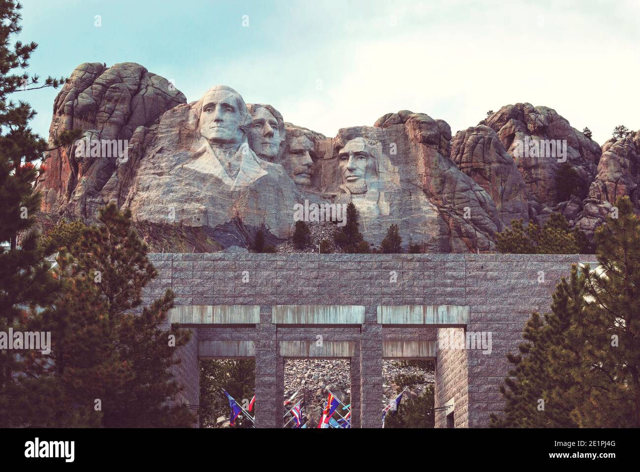 Mount Rushmore National Memorial, Black Hills region of South Dakota ...