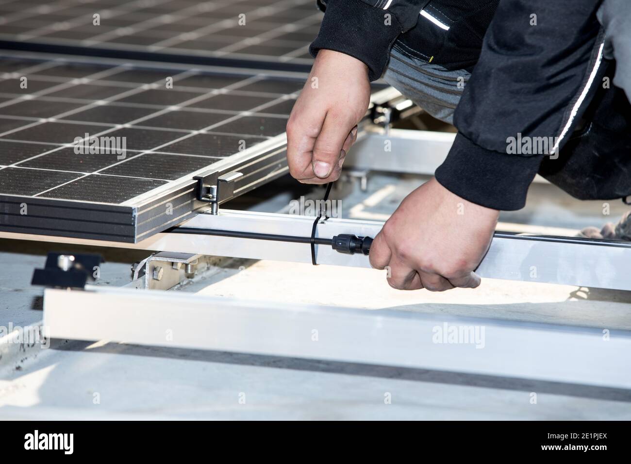 Solar photovoltaic installation hi-res stock photography and images - Alamy