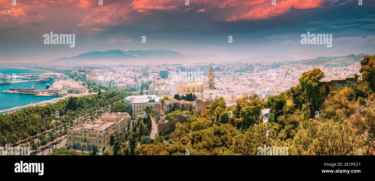 Malaga Elevated View High Resolution Stock Photography and Images - Alamy