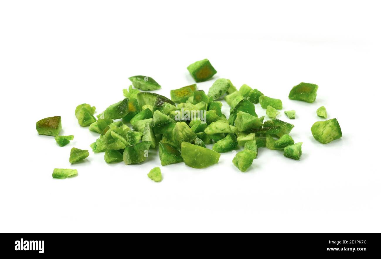 Pomelo candied fruit on white background isolation Stock Photo - Alamy