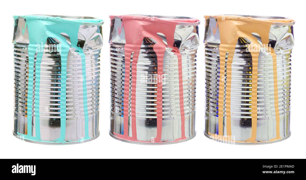 Paint tins drip hi-res stock photography and images - Alamy