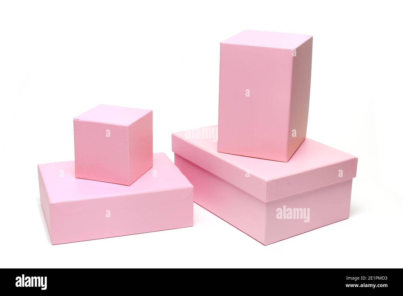 Pink cube Cut Out Stock Images & Pictures - Alamy