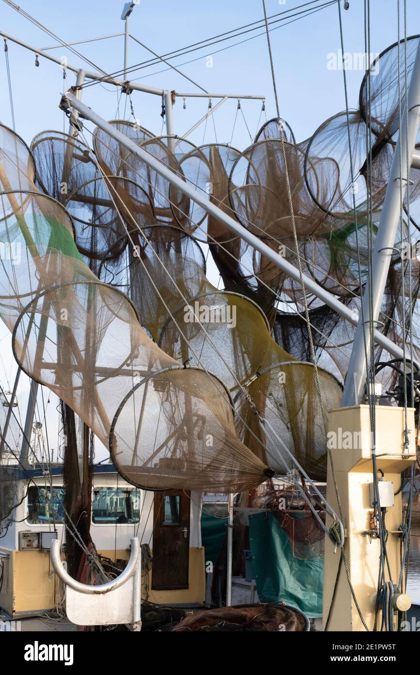 Netting from boat hi-res stock photography and images - Alamy