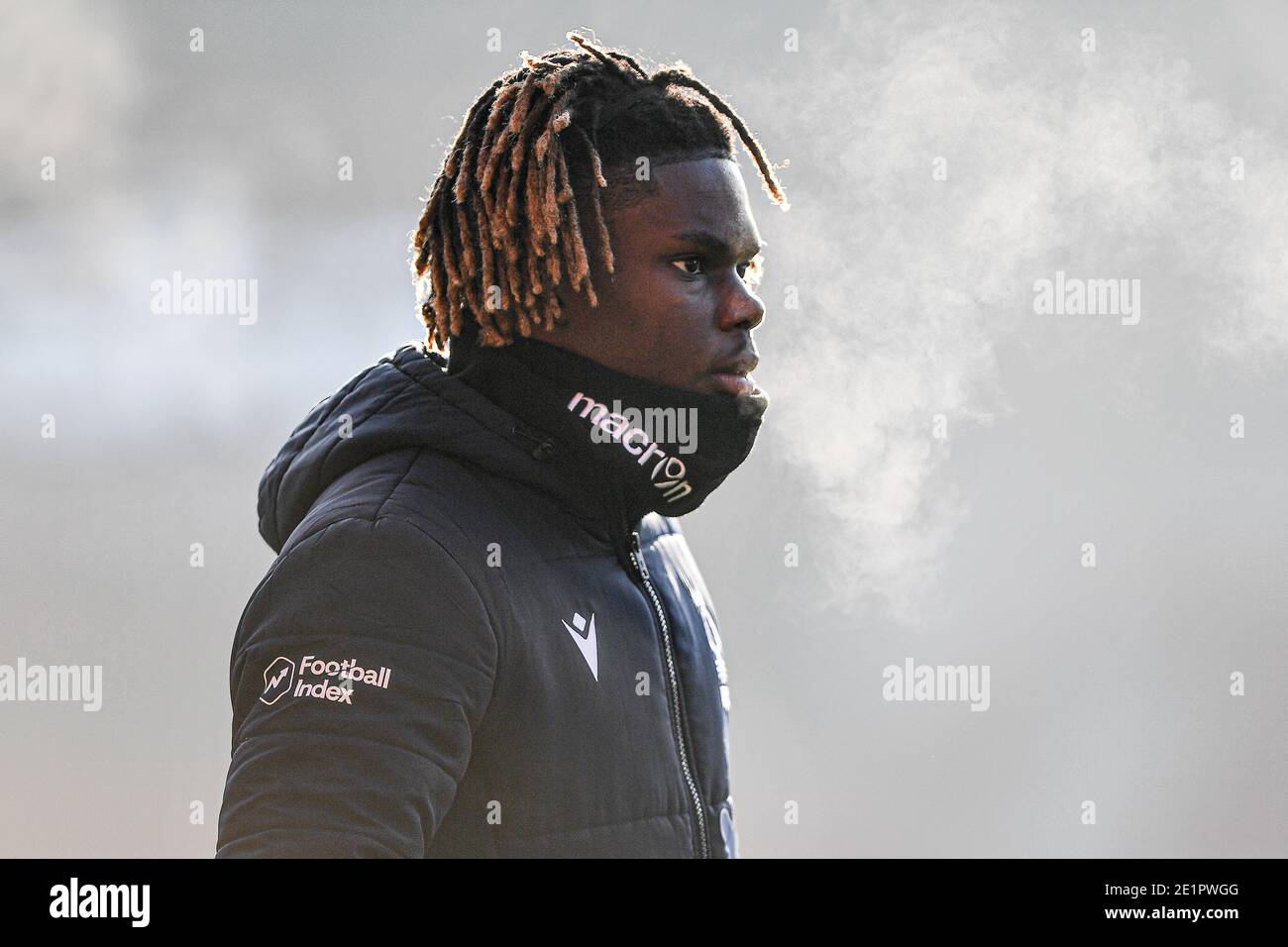 Nottingham, UK. 9th Jan 2021. NOTTINGHAM, ENGLAND. JAN 9TH Alex Mighten ...