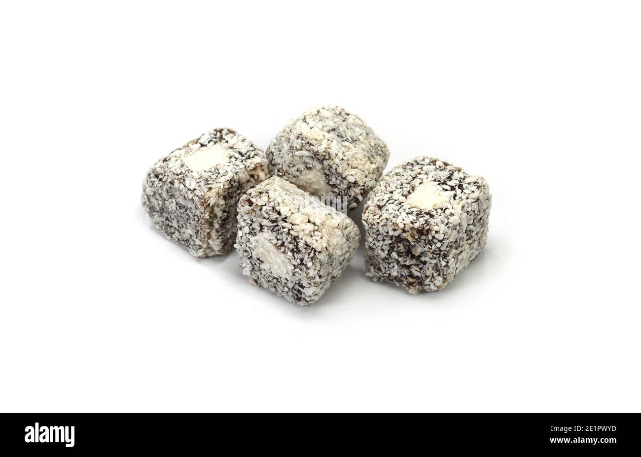 Turkish delight isolated on white. Ratluk Stock Photo - Alamy