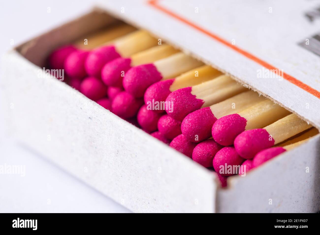 Close up match sticks in matchbox hi-res stock photography and images ...