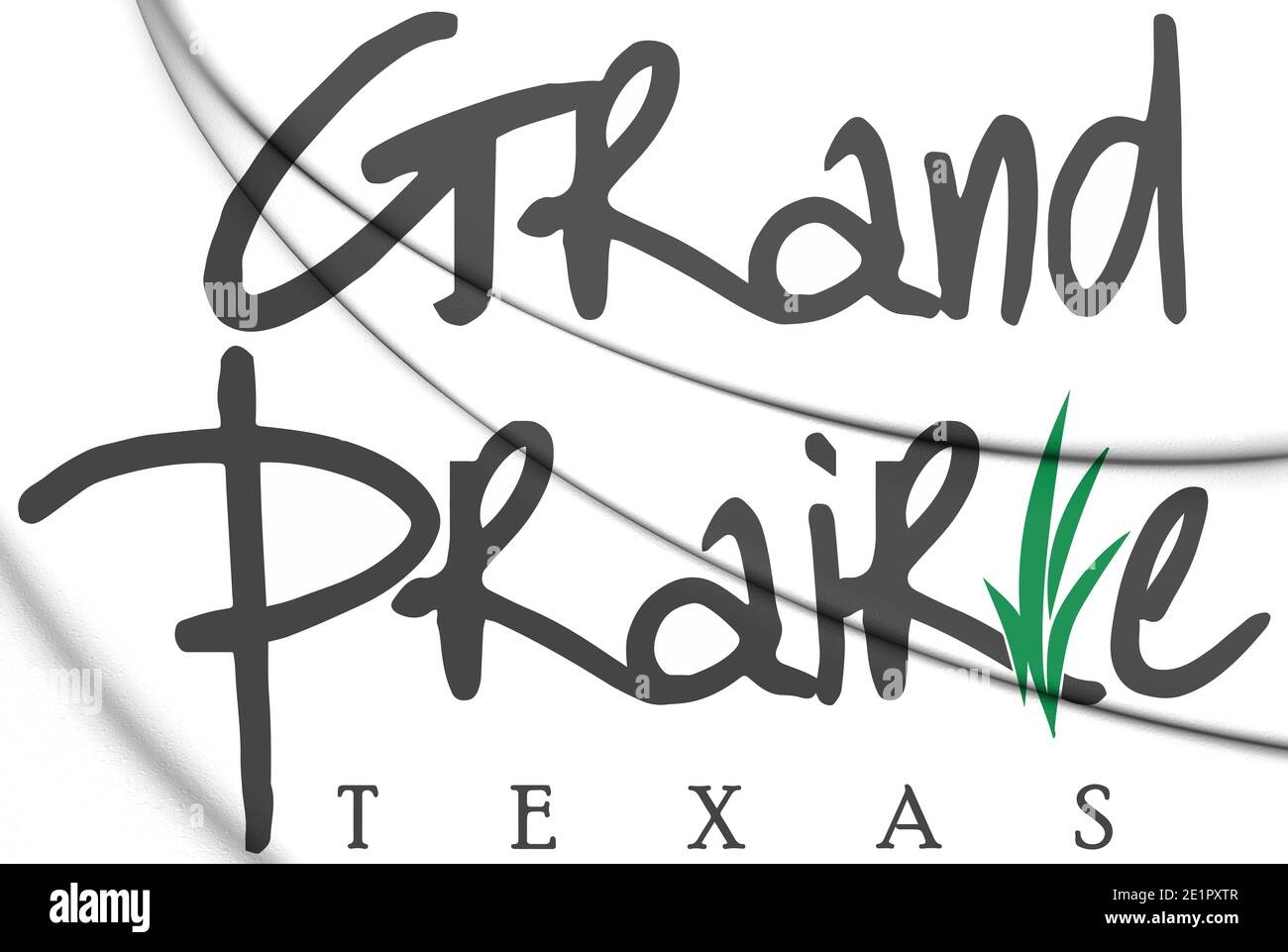 3D Emblem of Grand Prairie (Texas state), USA. 3D Illustration Stock ...
