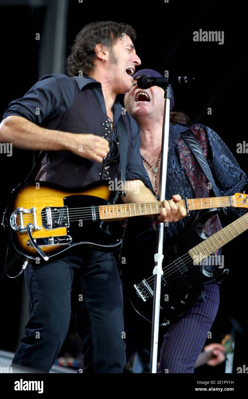 Bruce Springsteen and the E Street band in concert at Crystal Palace ...
