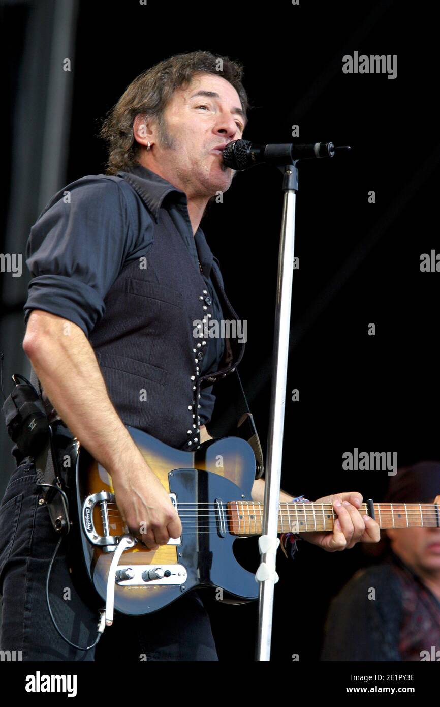 Bruce Springsteen and the E Street band in concert at Crystal Palace ...