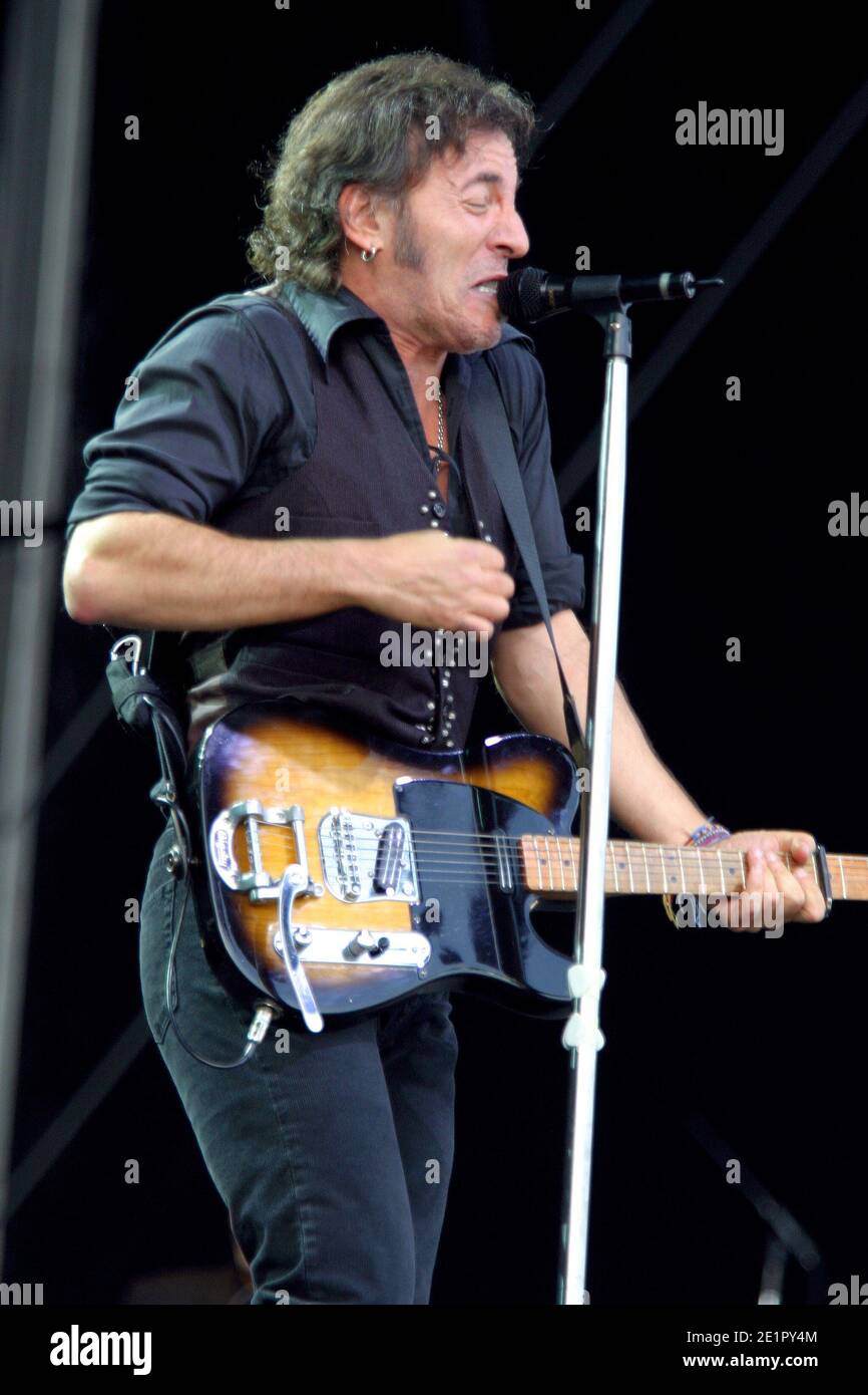 Bruce Springsteen and the E Street band in concert at Crystal Palace ...