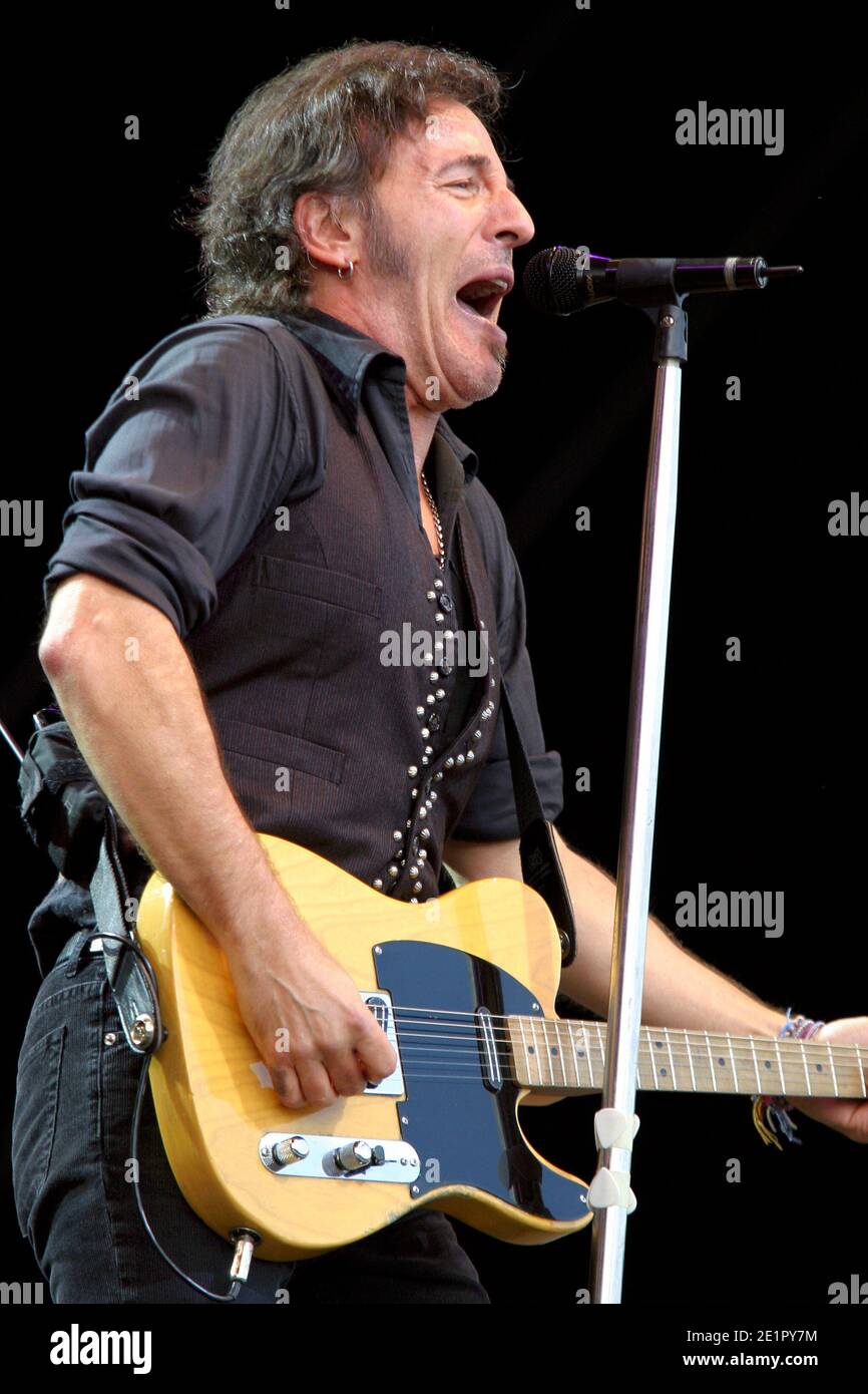 Bruce Springsteen and the E Street band in concert at Crystal Palace ...