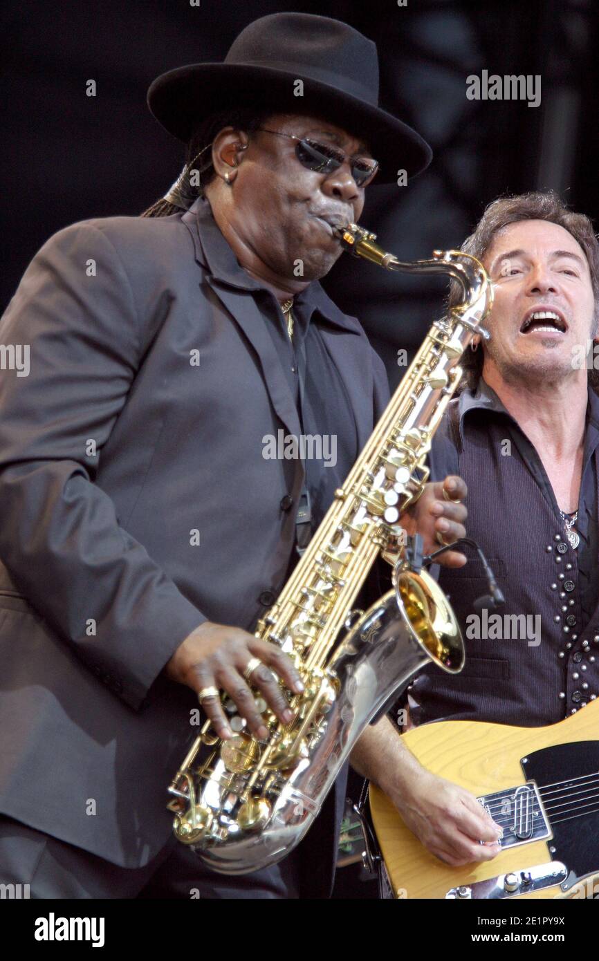 Bruce Springsteen and the E Street band in concert at Crystal Palace ...