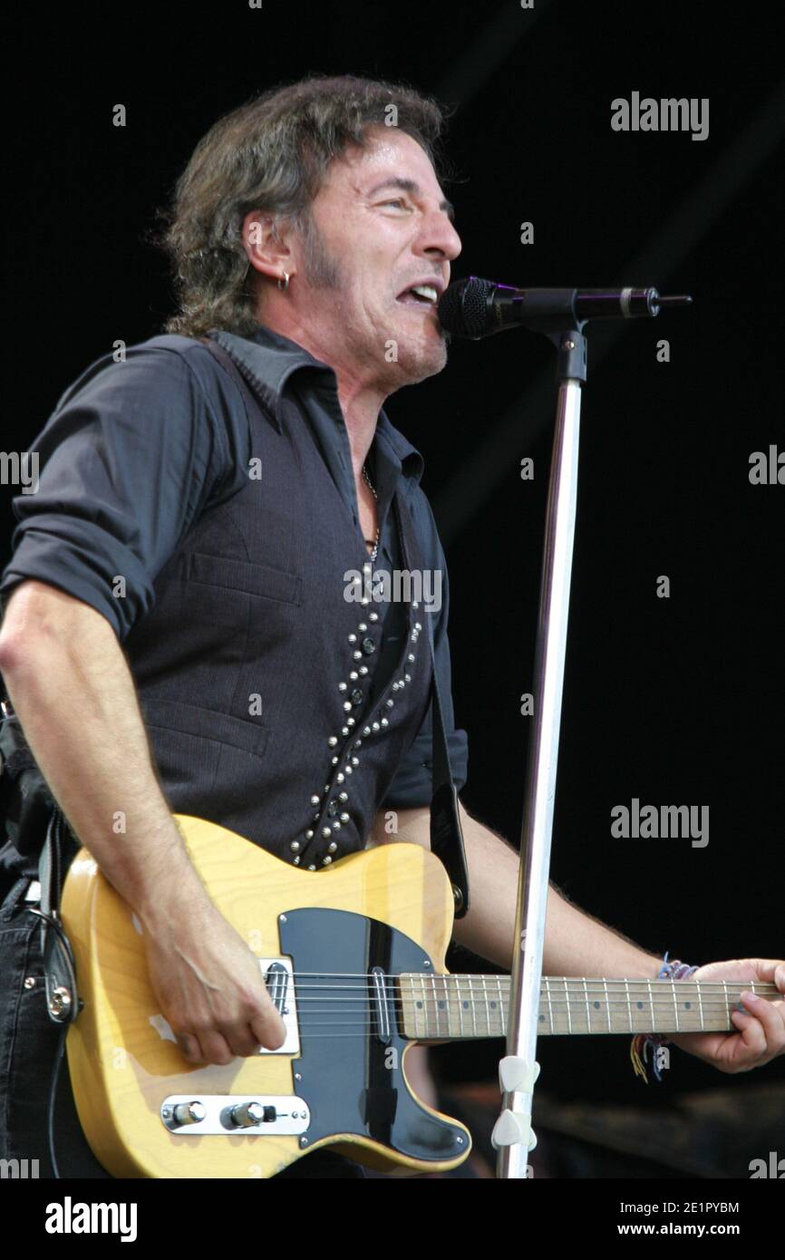 Bruce Springsteen and the E Street band in concert at Crystal Palace ...
