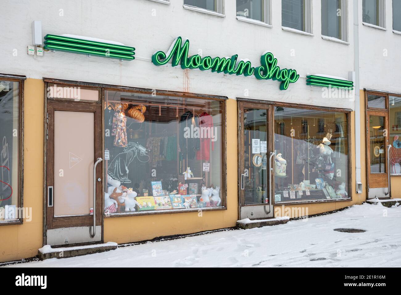 Moomin Shop on Lasipalatsi plaza in Helsinki, Finland Stock Photo - Alamy