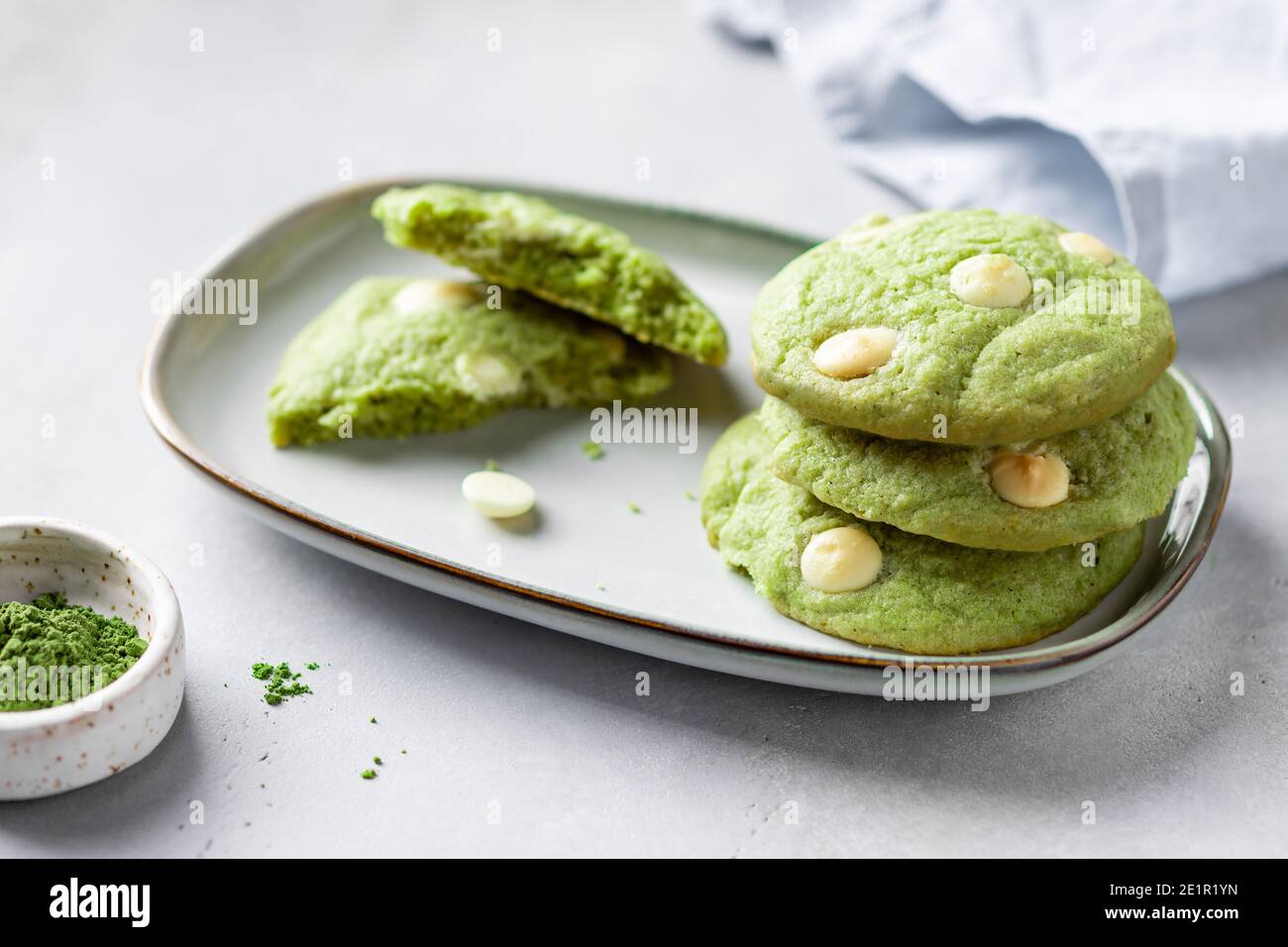 Matcha cookies hi-res stock photography and images - Alamy