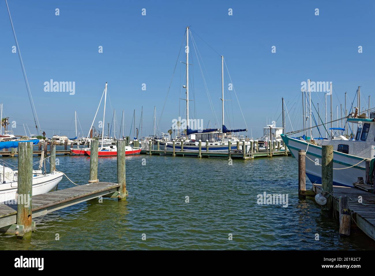 One of the many Marinas around the waterfront of Rockport near to the ...