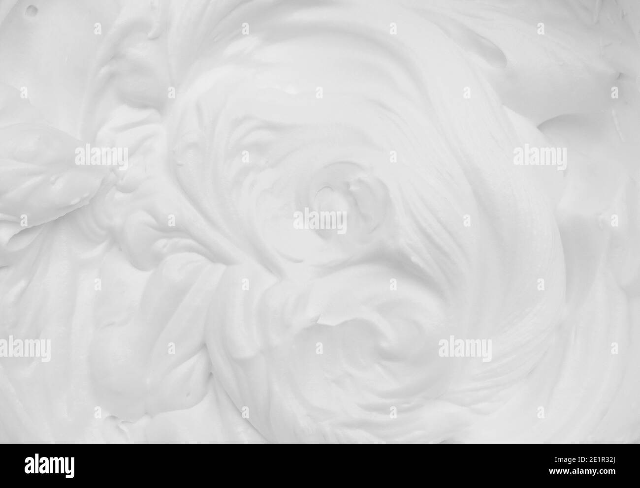 white whipped texture. latte foam, whipping cream, frothy egg white ...