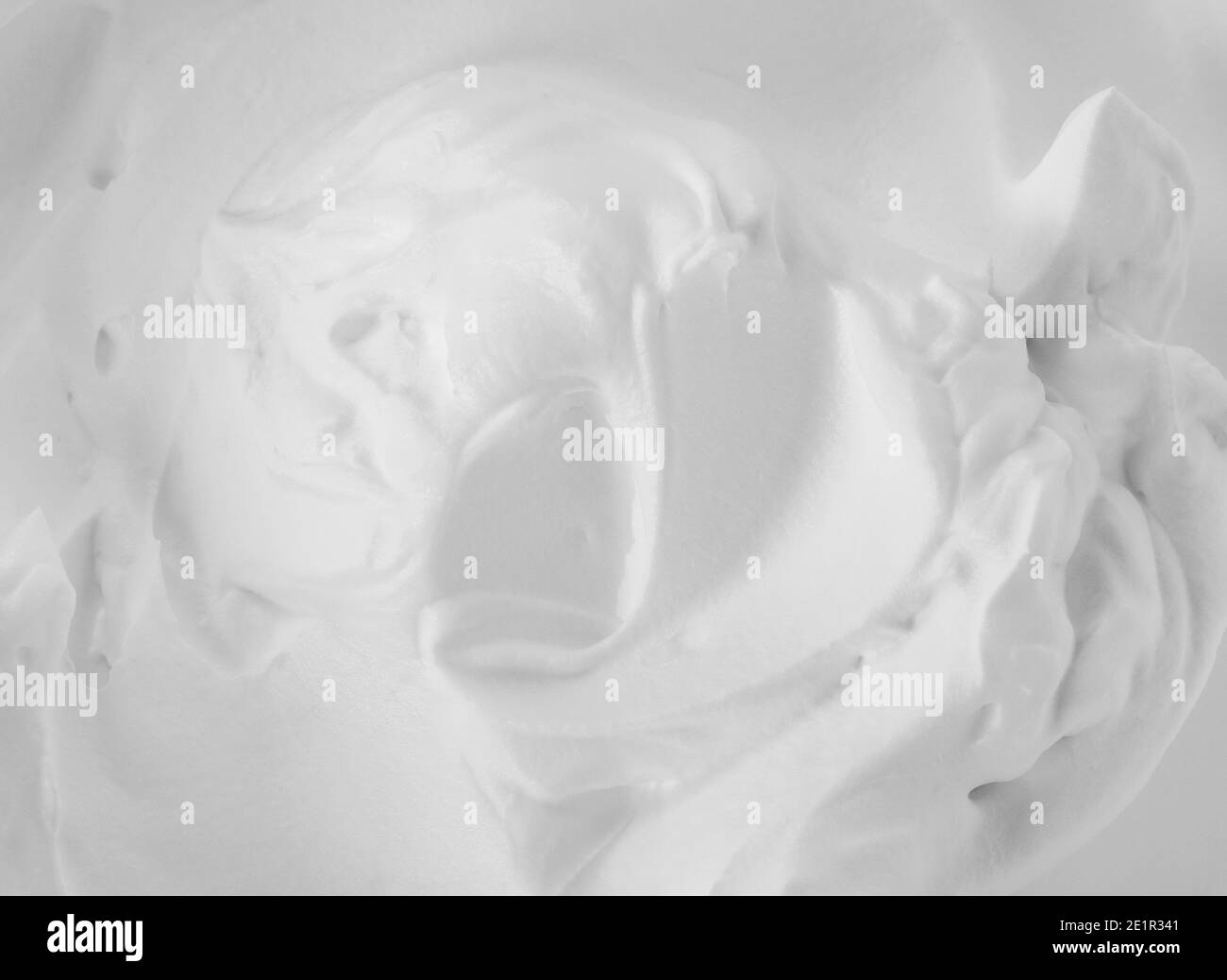 white whipped texture. latte foam, whipping cream, frothy egg white ...