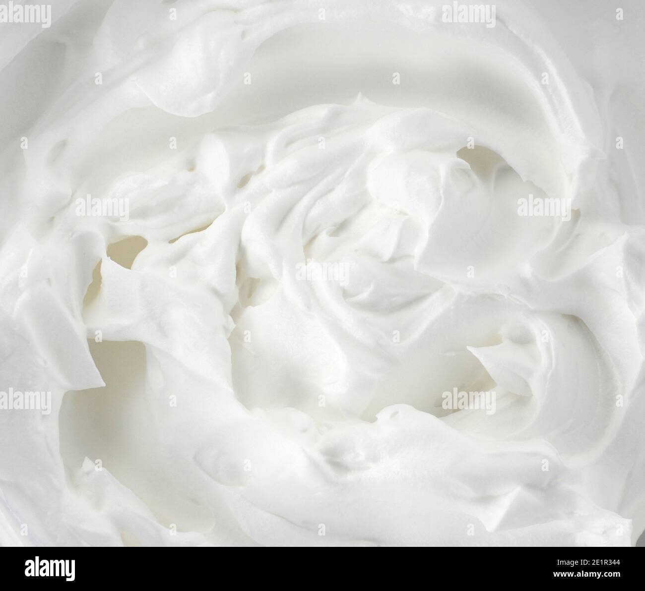 white whipped texture. latte foam, whipping cream, frothy egg white ...